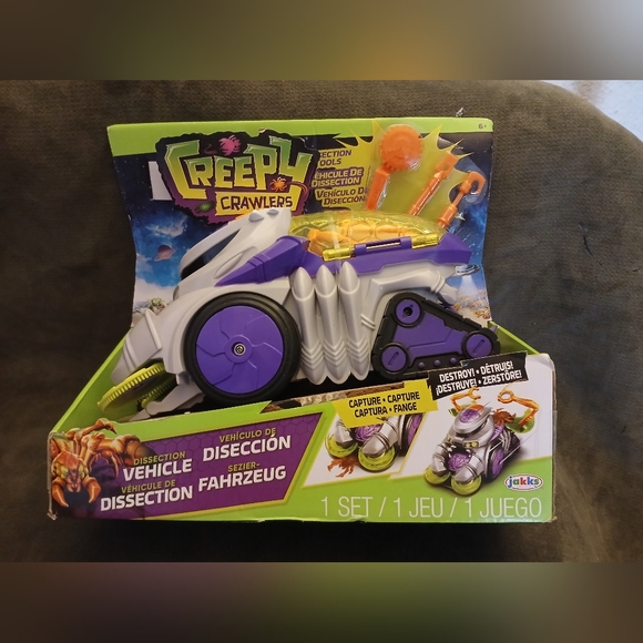 Toys | Creepy Crawlers Dissection Vehicle Toy Purple And White | Poshmark